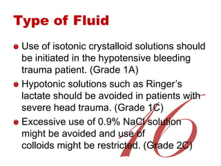 Severe Bleeding Trauma