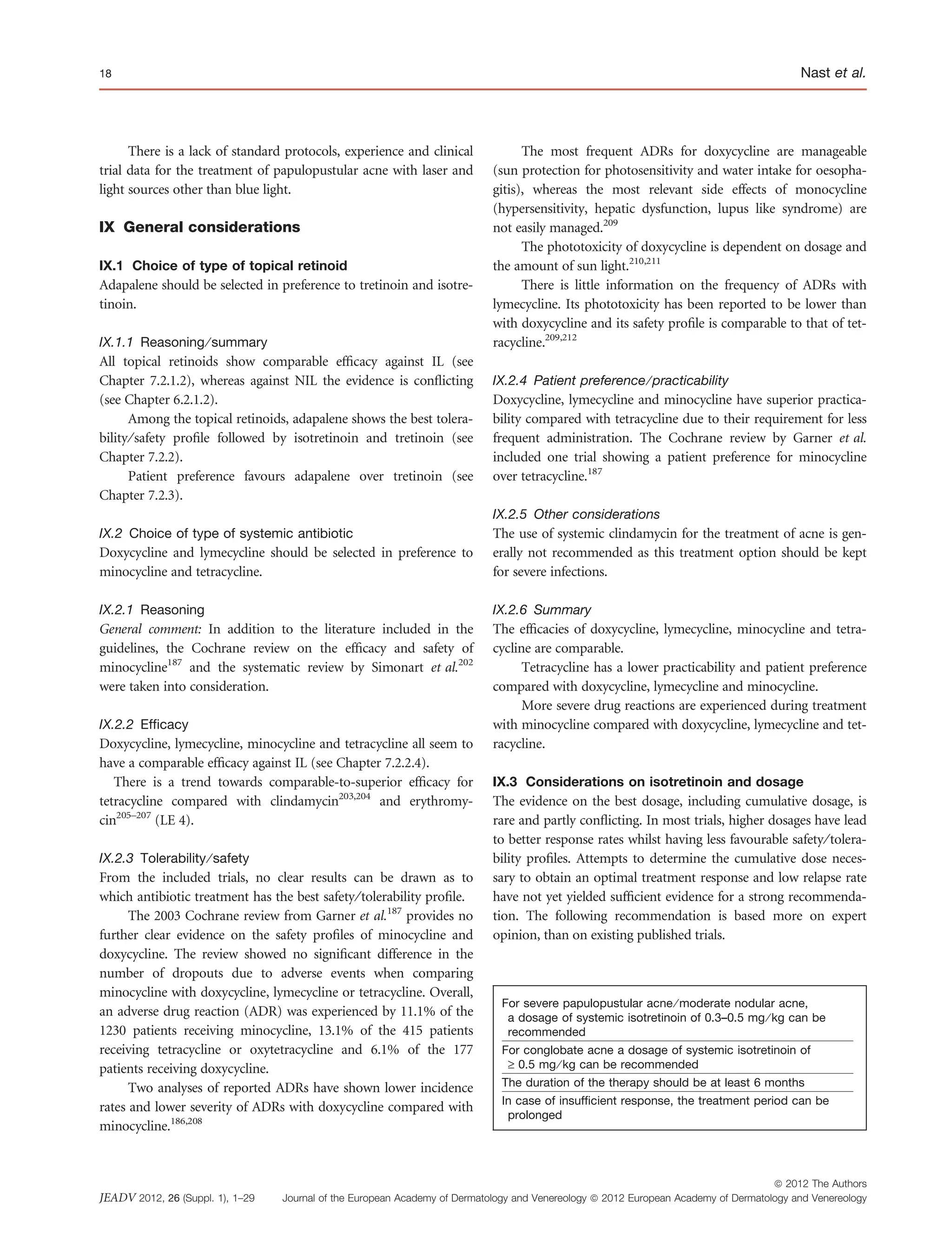 European Evidence-based (S3) Guidelines for the Treatment of Acne | PDF