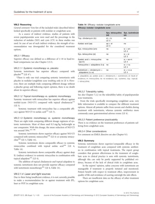 European Evidence-based (S3) Guidelines for the Treatment of Acne | PDF