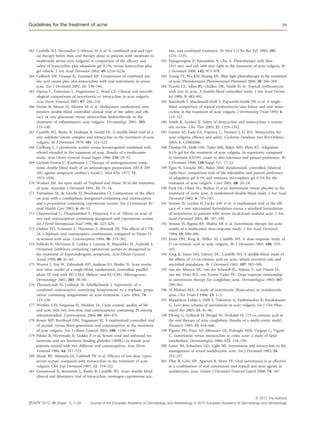 European Evidence-based (S3) Guidelines for the Treatment of Acne | PDF