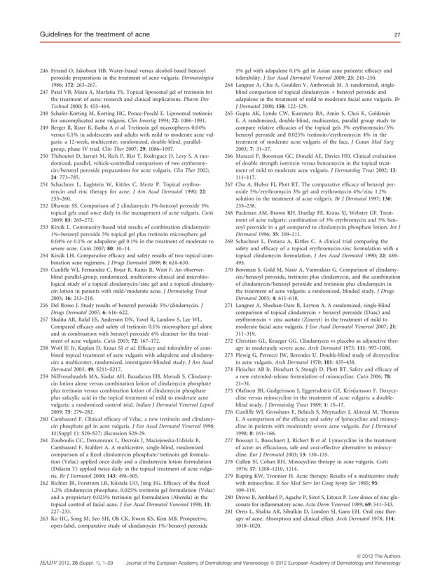 European Evidence-based (S3) Guidelines for the Treatment of Acne | PDF
