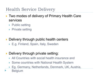 European health system | PPTX