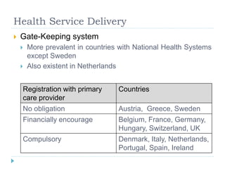 European health system | PPTX