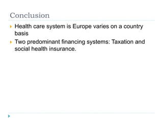European health system | PPTX