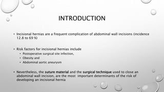 European Hernia Society (EHS) 2014 guidelines : Closure of abdominal ...