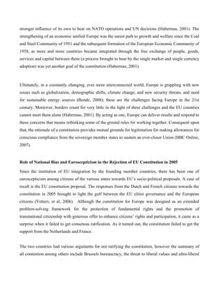 European identity over national identity | DOC