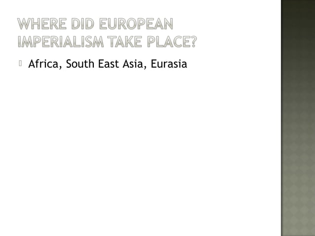European imperialism | PPT