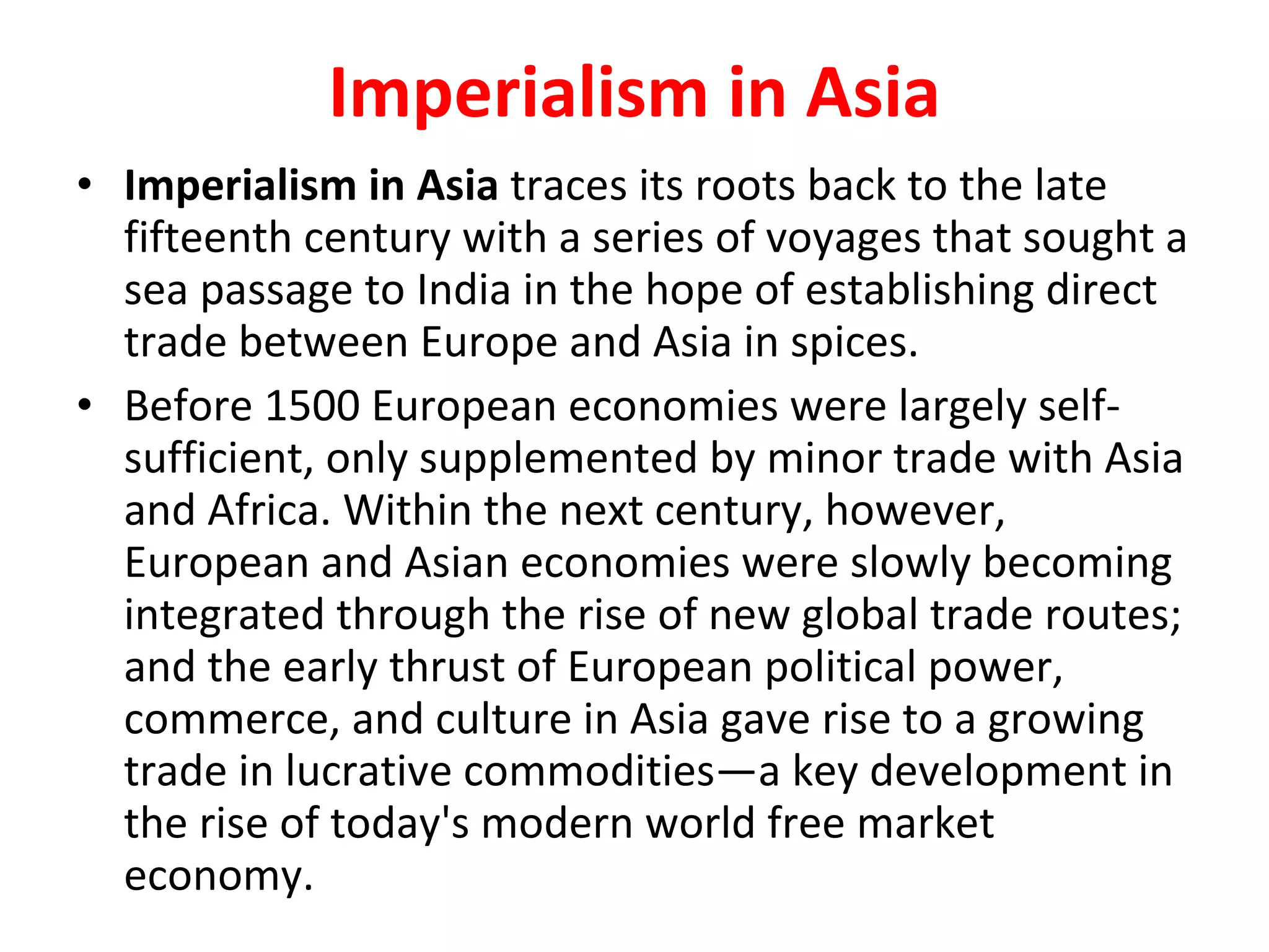 European Invasion Of Asia | PPT
