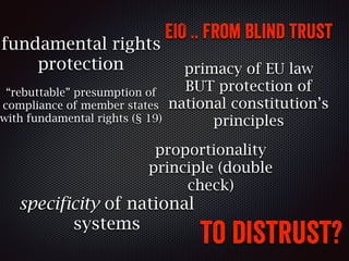 European investigation order EIO: the Italian way | PDF