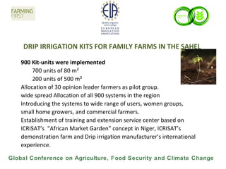 Drip Irrigation Kits in the Sahel | PPT
