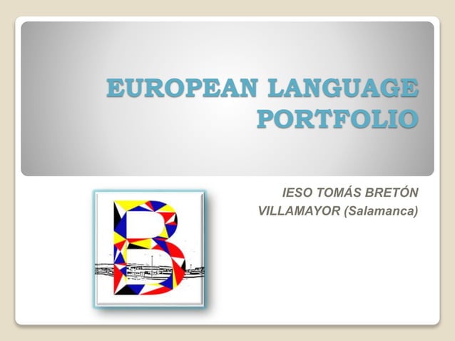 EUROPEAN LANGUAGE PORTFOLIO | PPT
