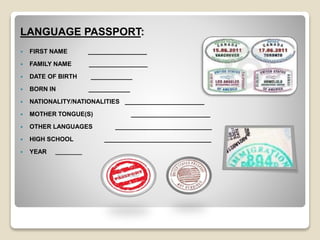 EUROPEAN LANGUAGE PORTFOLIO | PPSX