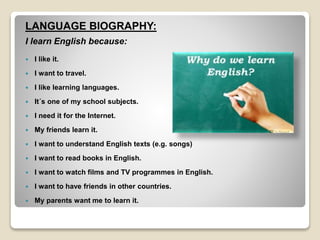 EUROPEAN LANGUAGE PORTFOLIO | PPSX