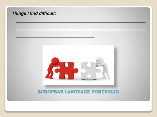 EUROPEAN LANGUAGE PORTFOLIO | PPT