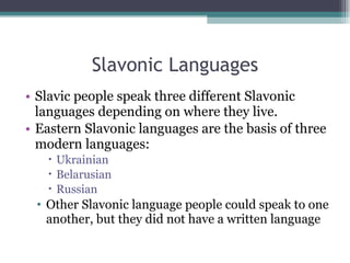 European Languages | PPT