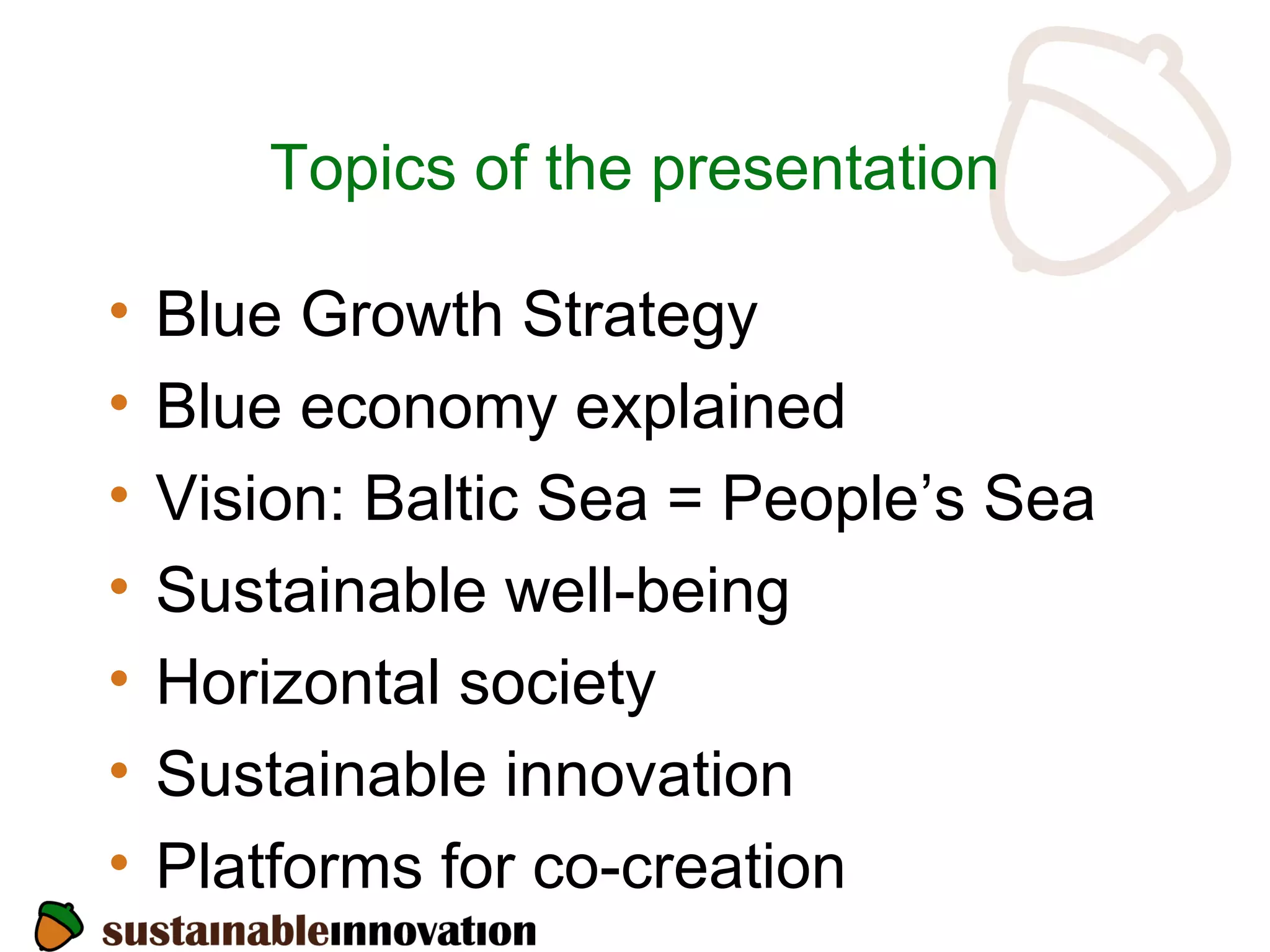 From blue growth to blue life | PPT