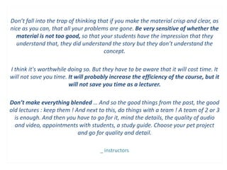 Framing Blended learning, teaching, and education | PPT