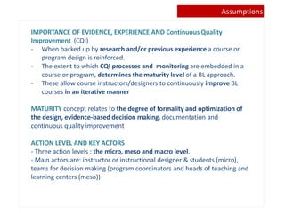 Framing Blended learning, teaching, and education | PPT