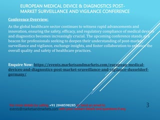 European Medical Device & Diagnostics Post-Market Surveillance and ...