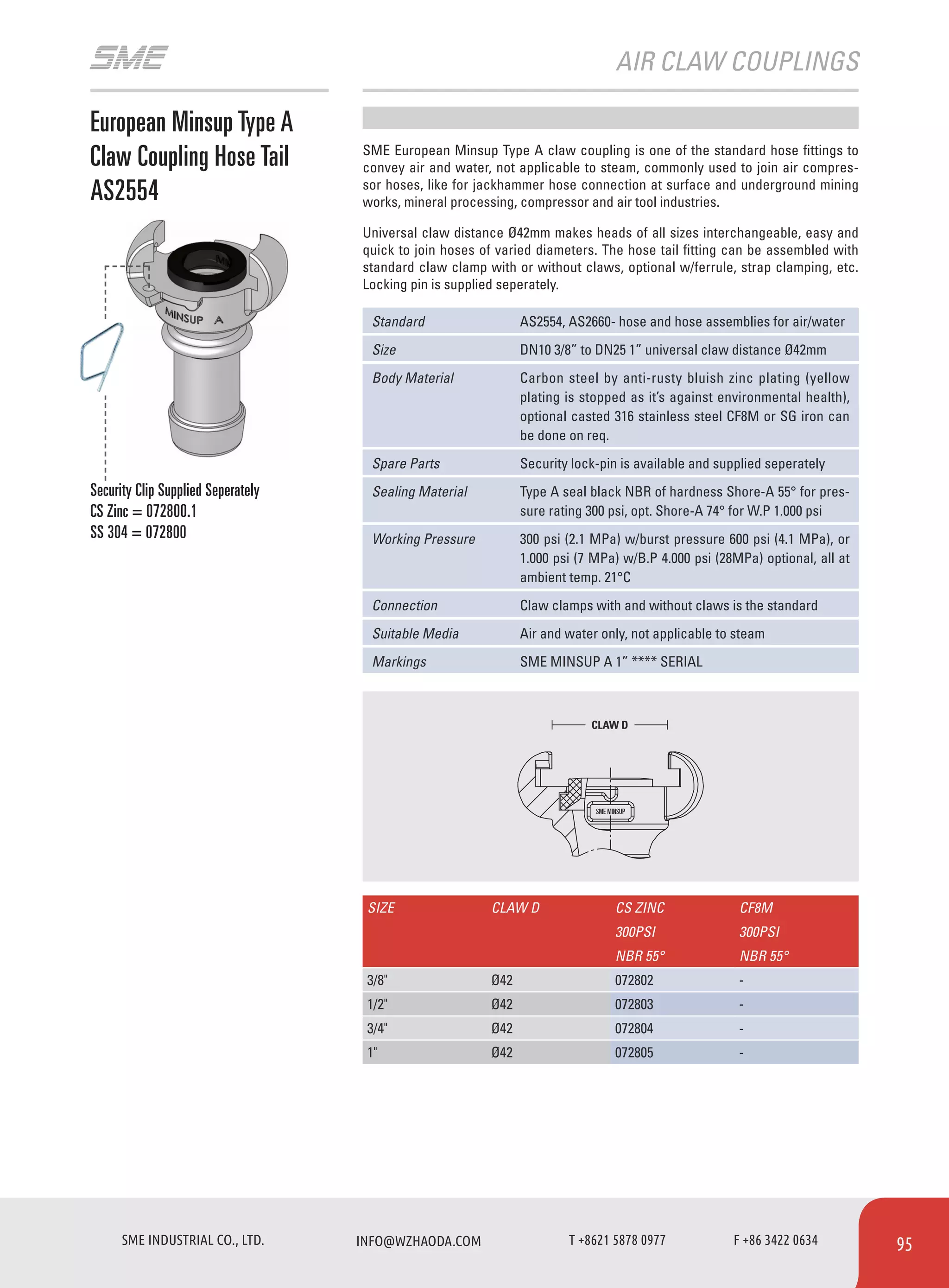 European minsup claw coupling | PDF