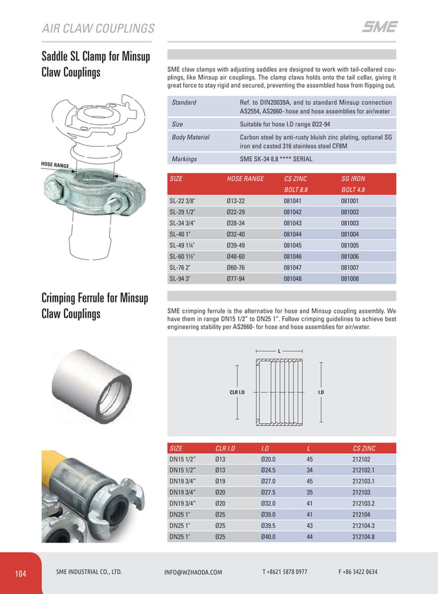 European minsup claw coupling | PDF
