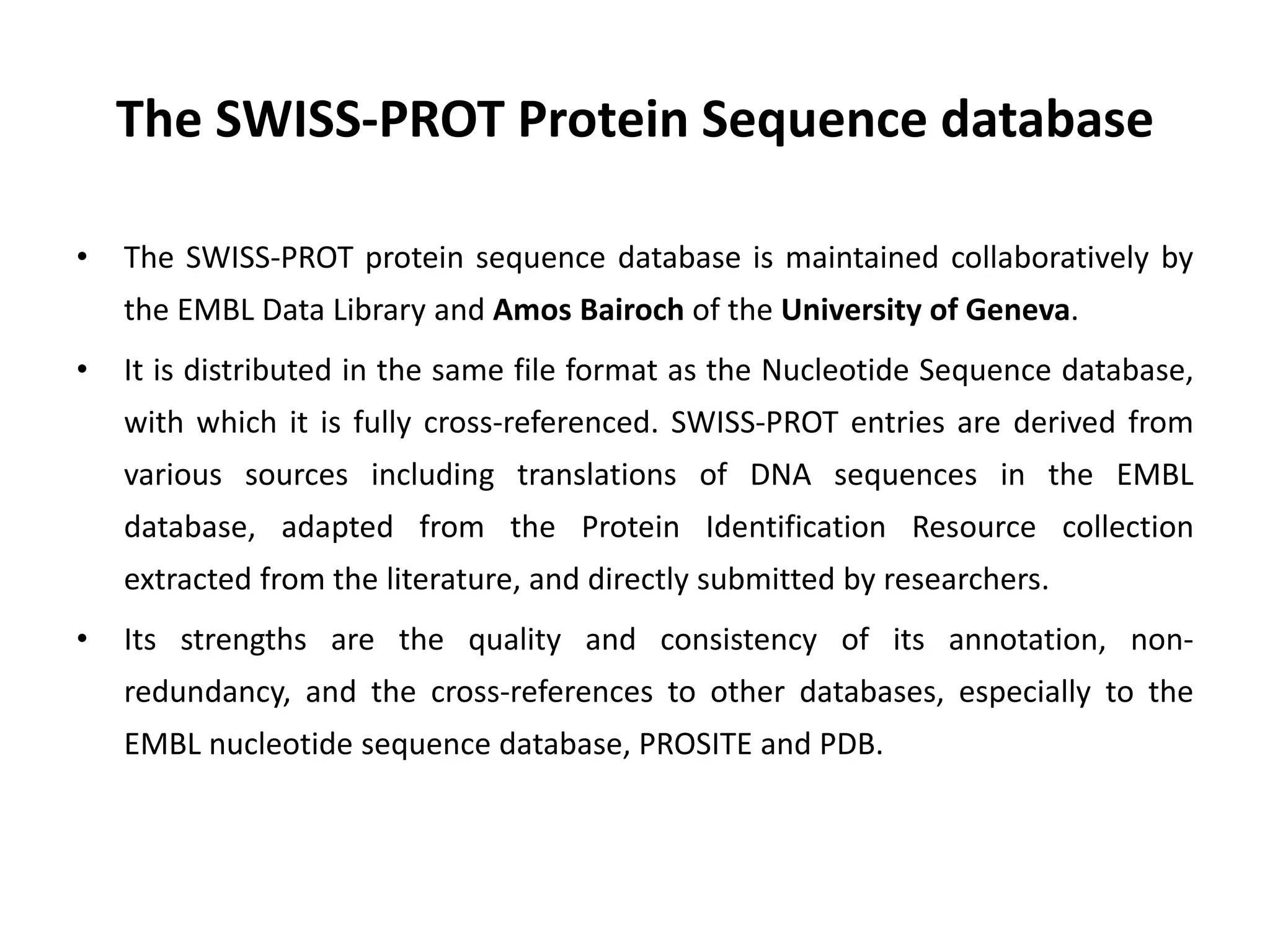 European molecular biology laboratory (EMBL) | PPTX