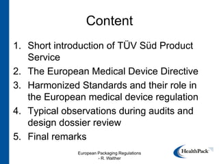 European packaging regulations | PDF