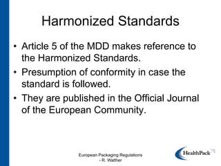 European packaging regulations | PDF