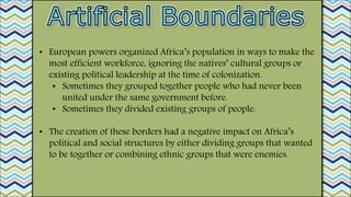 European partitioning across africa | PPTX