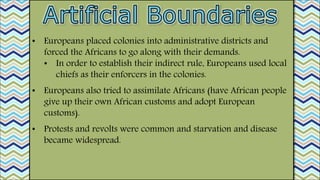 European partitioning across africa | PPTX