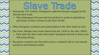 European partitioning across africa | PPTX