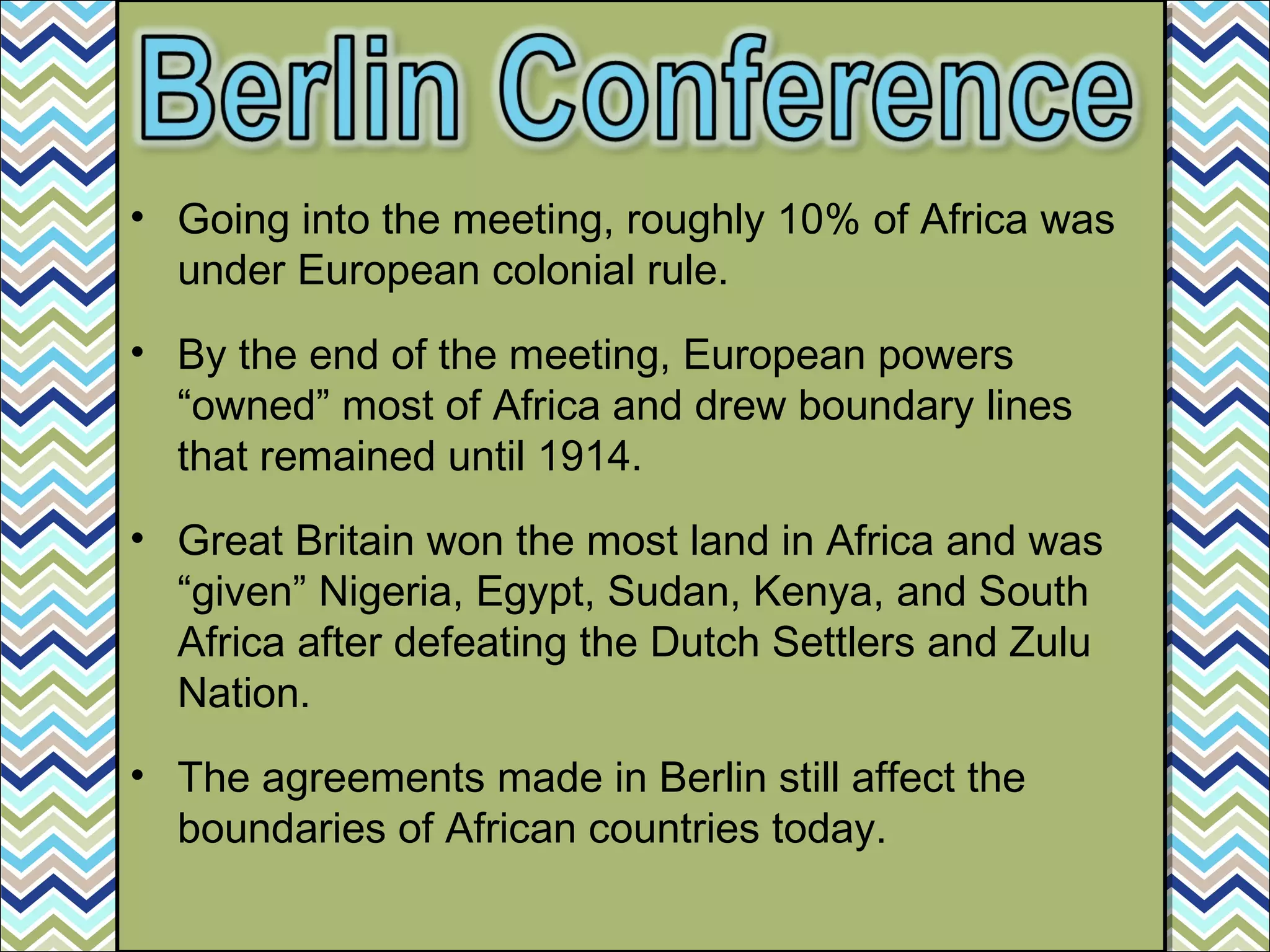 European partitioning across africa2b | PPT