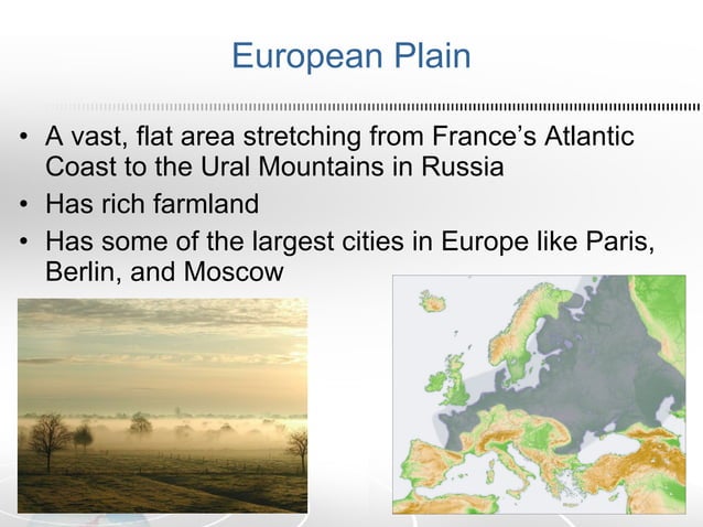 European physical features | PPT