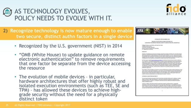 Introduction to FIDO: A New Model for Authentication | PPTX
