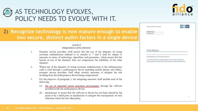 Introduction to FIDO: A New Model for Authentication | PPTX