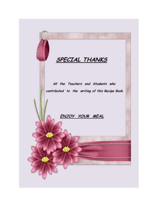 European Recipe Book | DOCX