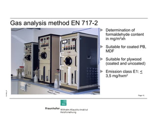 European regulations for formaldehyde | PDF