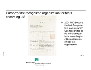 European regulations for formaldehyde | PDF