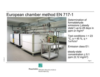 European regulations for formaldehyde | PDF