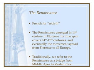 European Renaissance | PPT