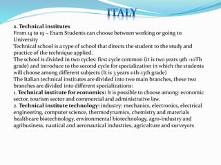 European school system | PPTX