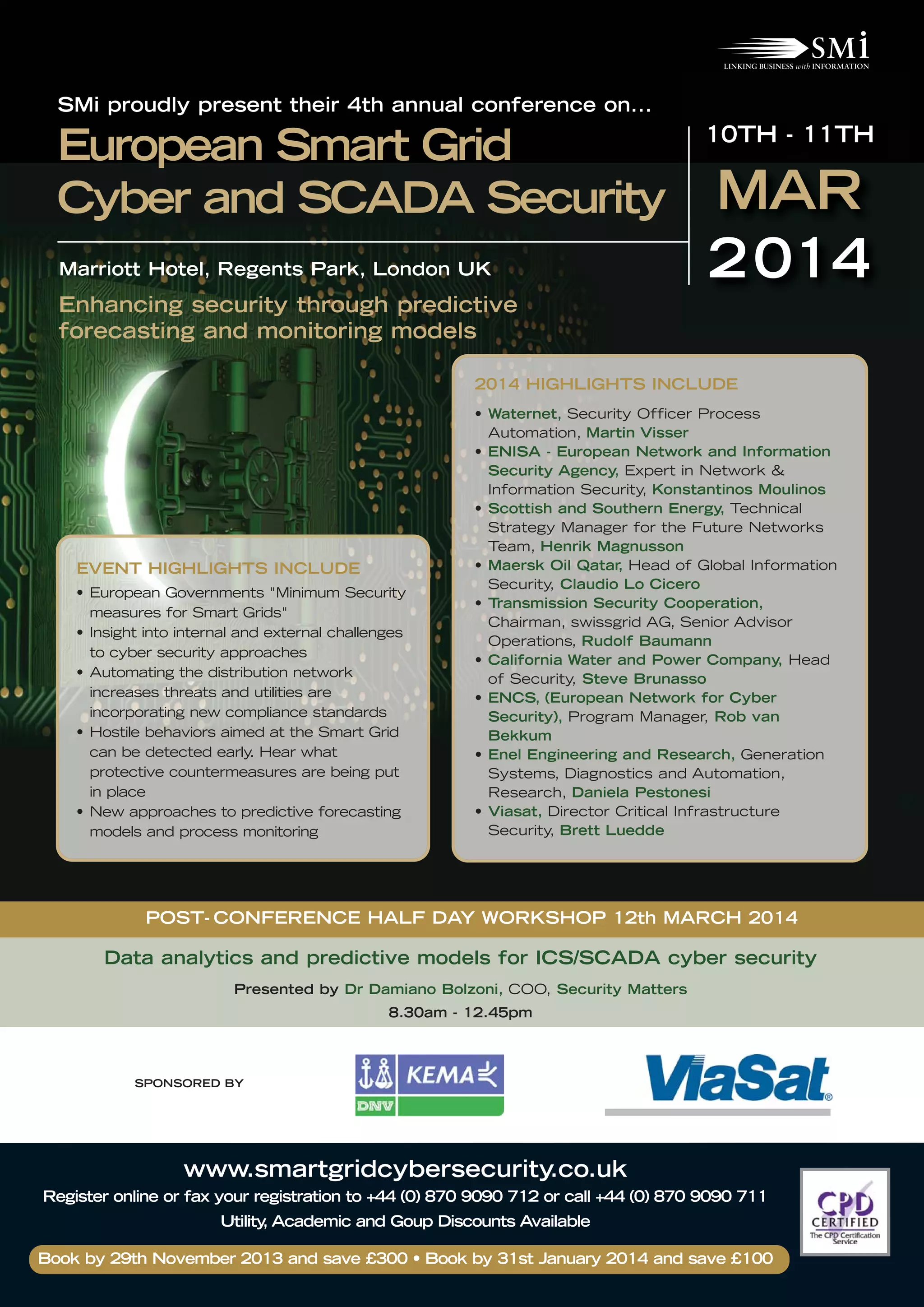 European smart grid cyber and scada security | PDF