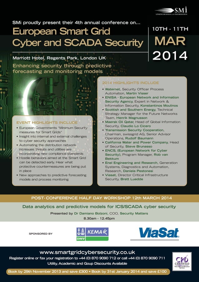 European smart grid cyber and scada security | PDF