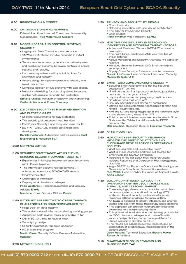 European smart grid cyber and scada security | PDF
