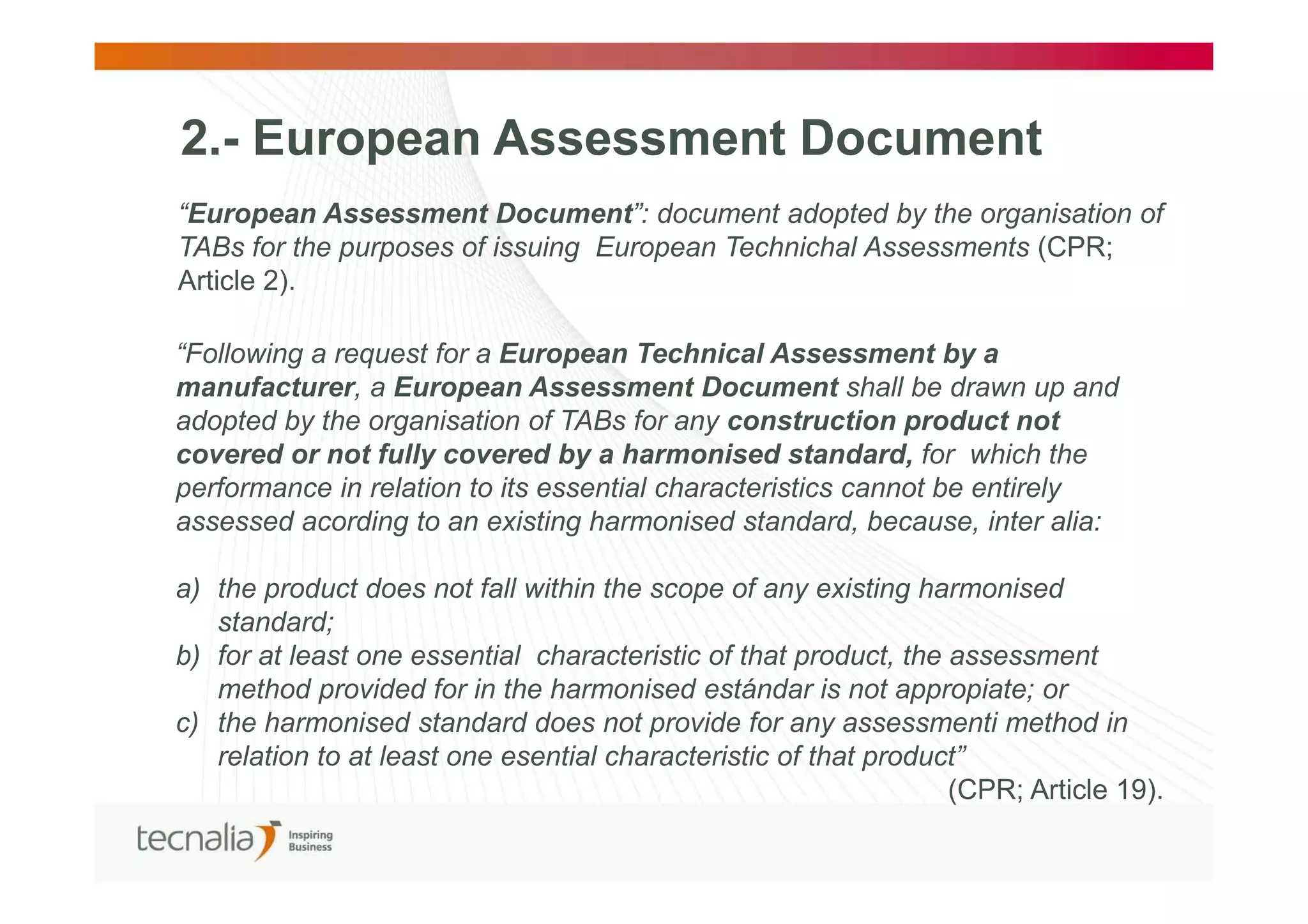 European Technical Assessment | PDF