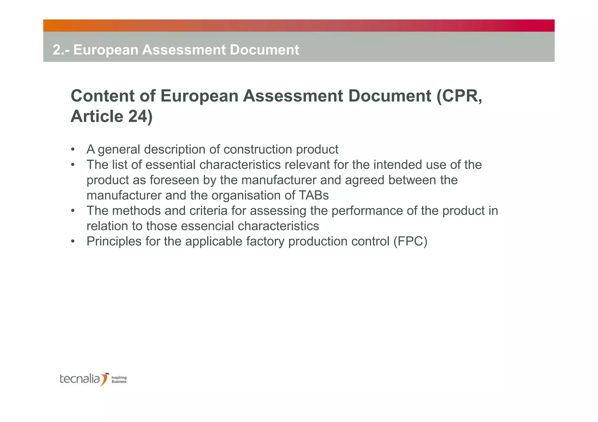 European Technical Assessment | PDF