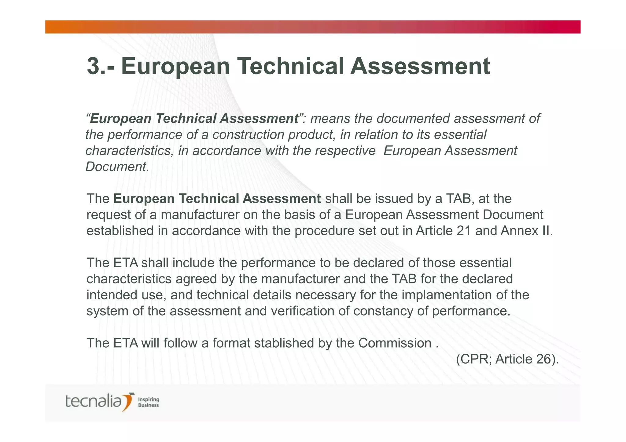 European Technical Assessment | PDF
