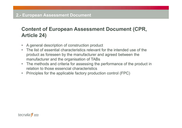 European Technical Assessment | PDF
