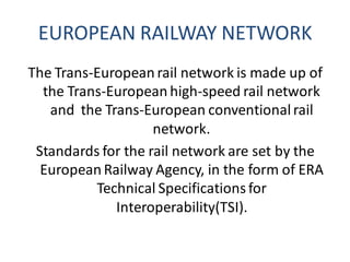 European Transport Networks | PDF | Rail Travel | Travel Type