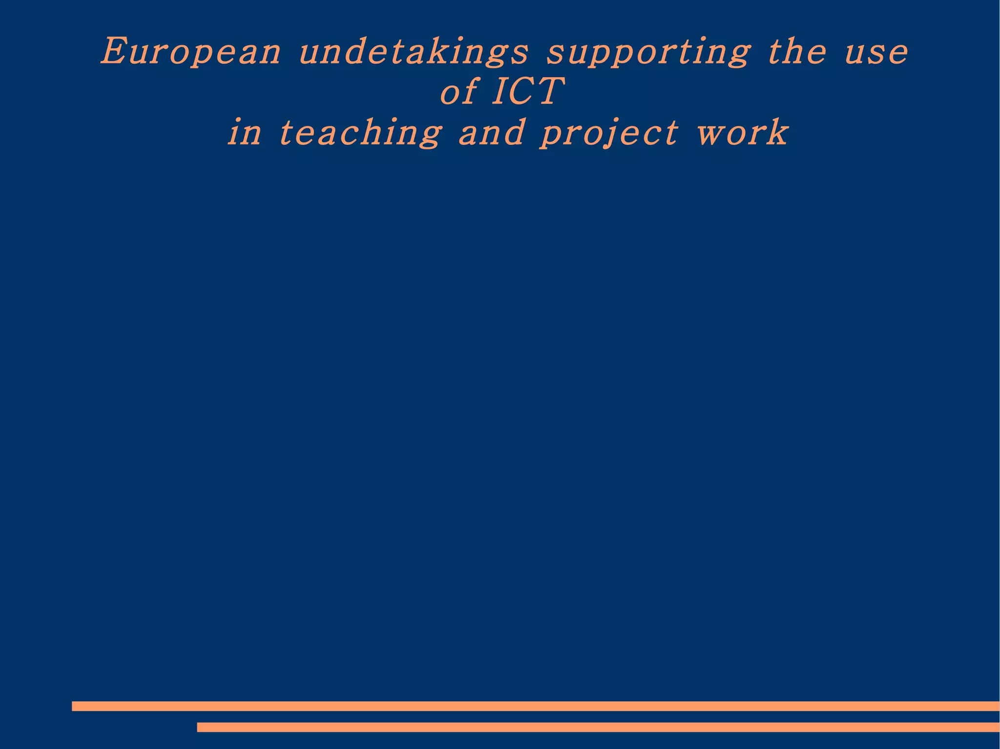 European undertakings | ODP